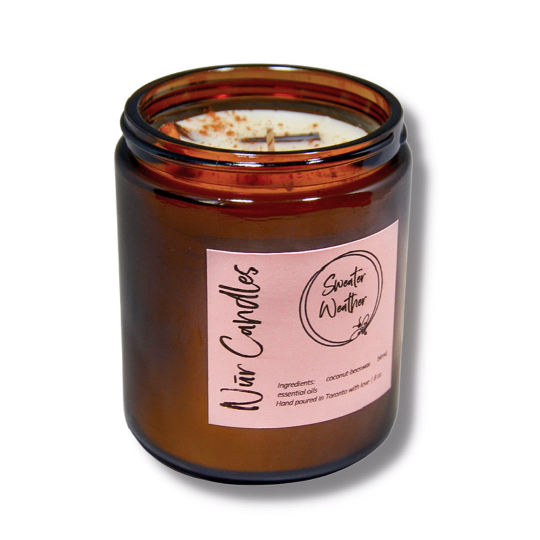 Nūr Candles - All-natural luxe essential oil beeswax candles – Nūr ...